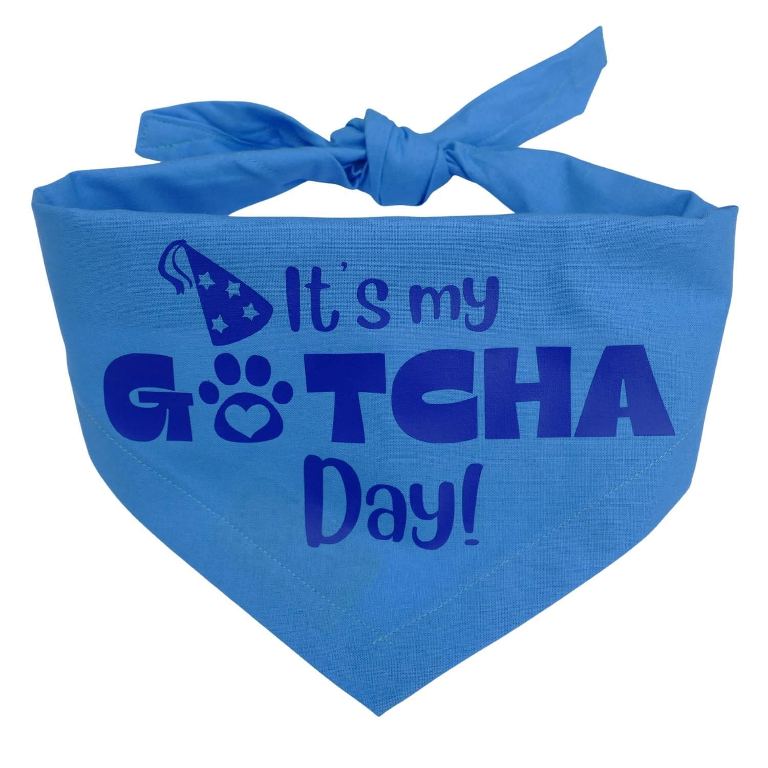 Gotcha Day Printed Dog Bandana - Dudiedog