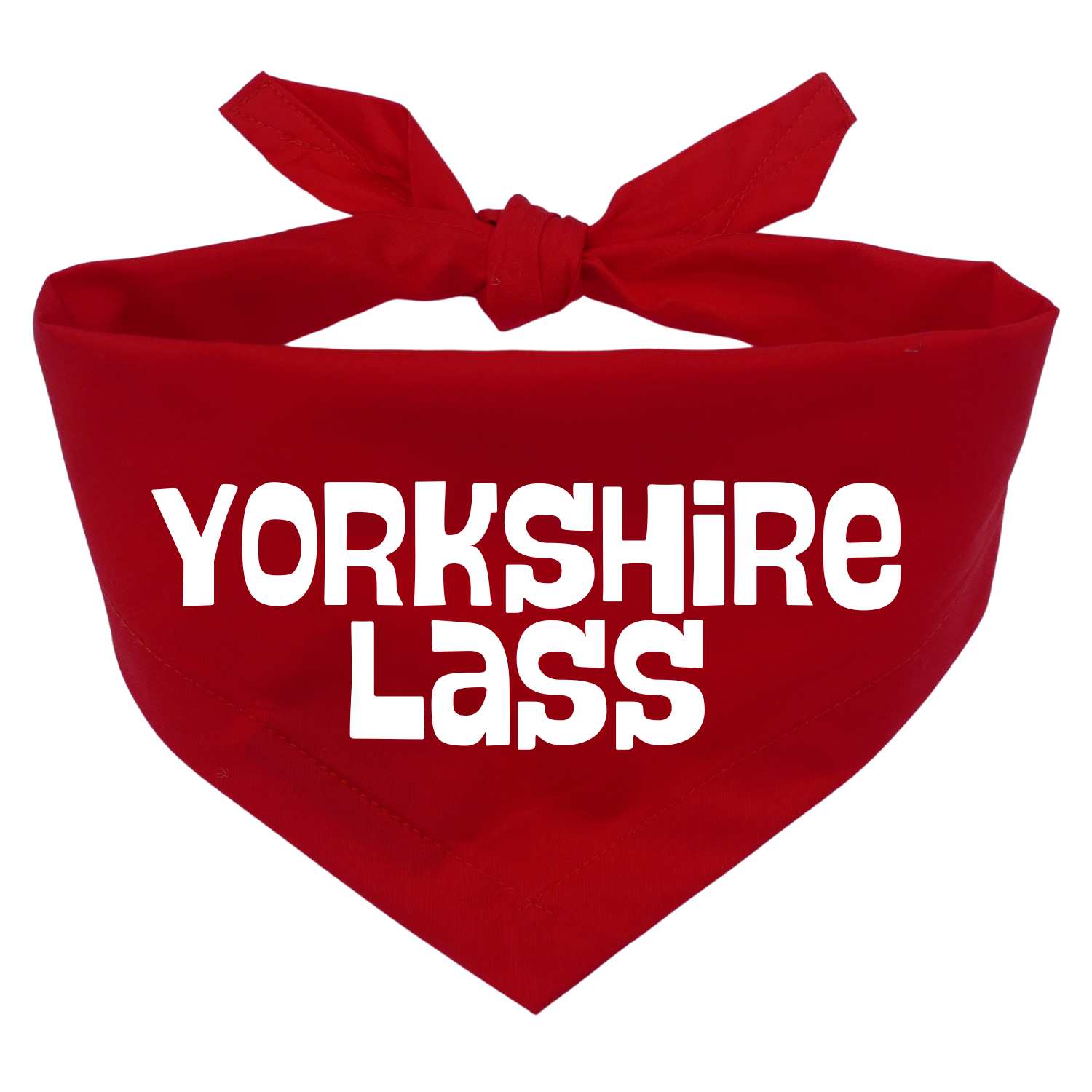 Yorkshire Lass Dialect Dog Bandana - Dudiedog
